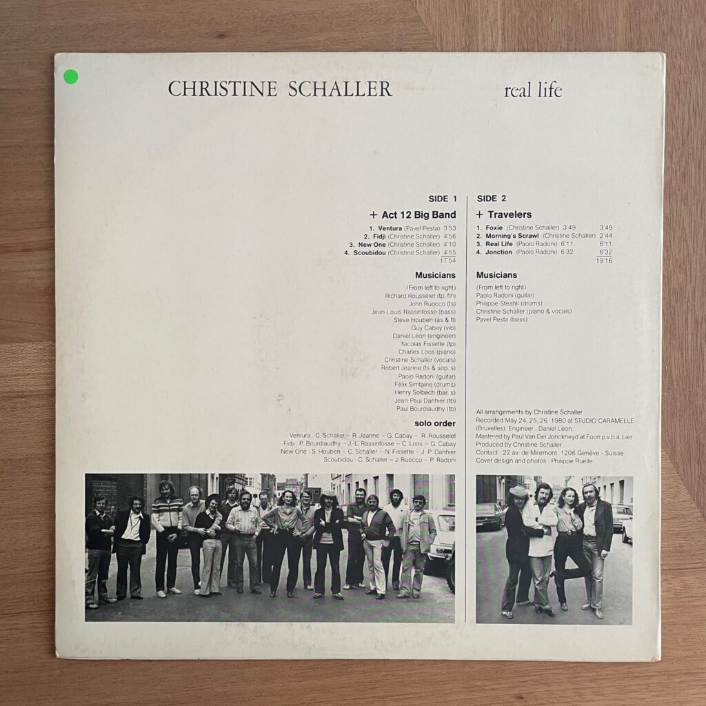 CHRISTINE SCHALLER / REAL LIFE | RECORDSHOP GG