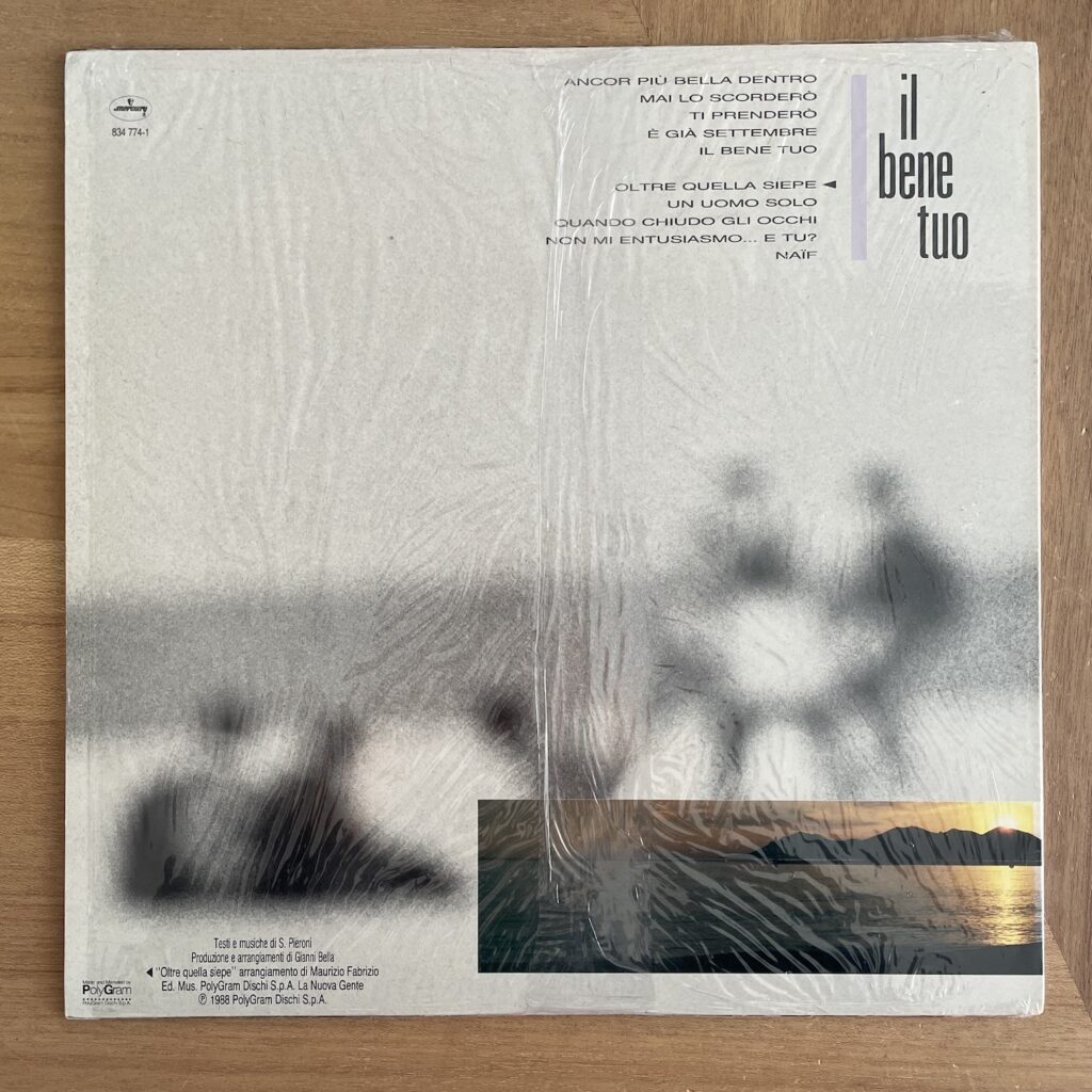 STEFANO PIERONI / IL BENE TUO | RECORDSHOP GG